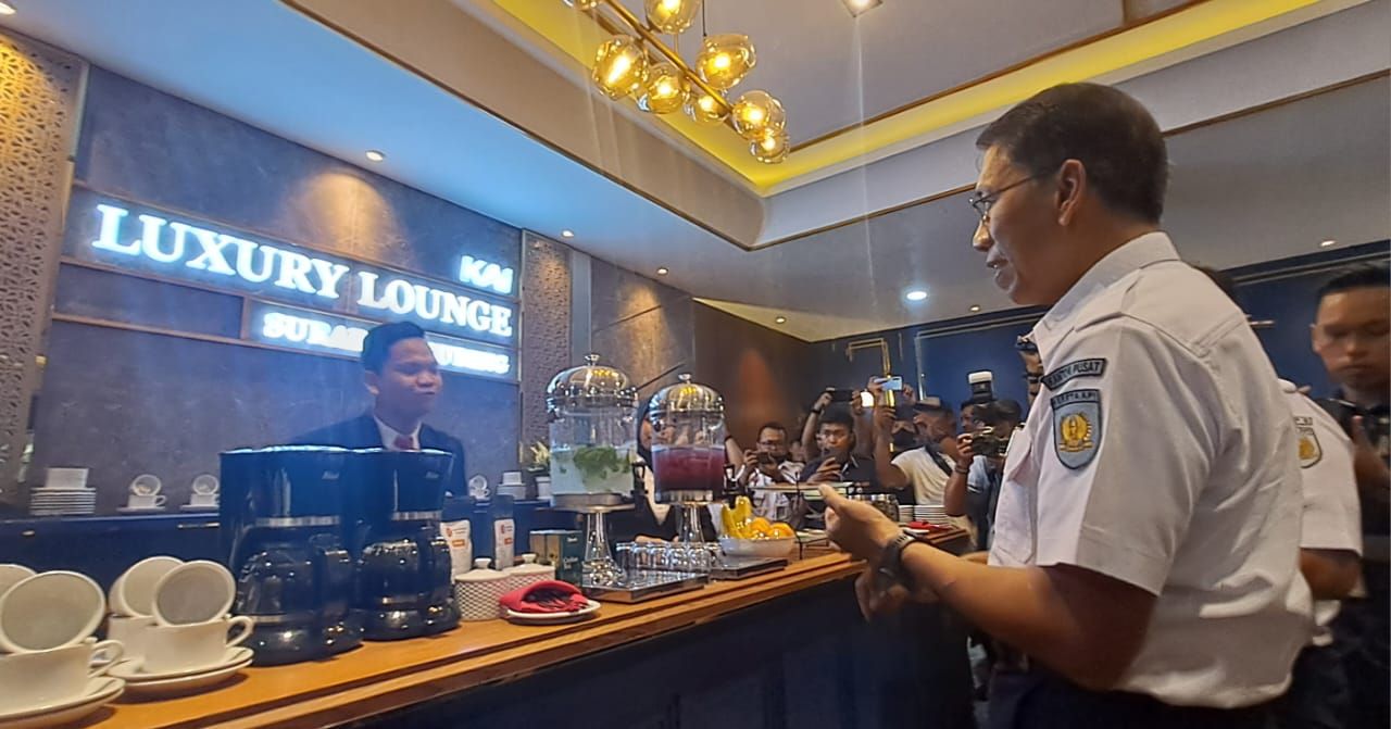 Manjakan Penumpang, KAI Tambah Fasilitas Luxury Lounge di Stasiun Gubeng.