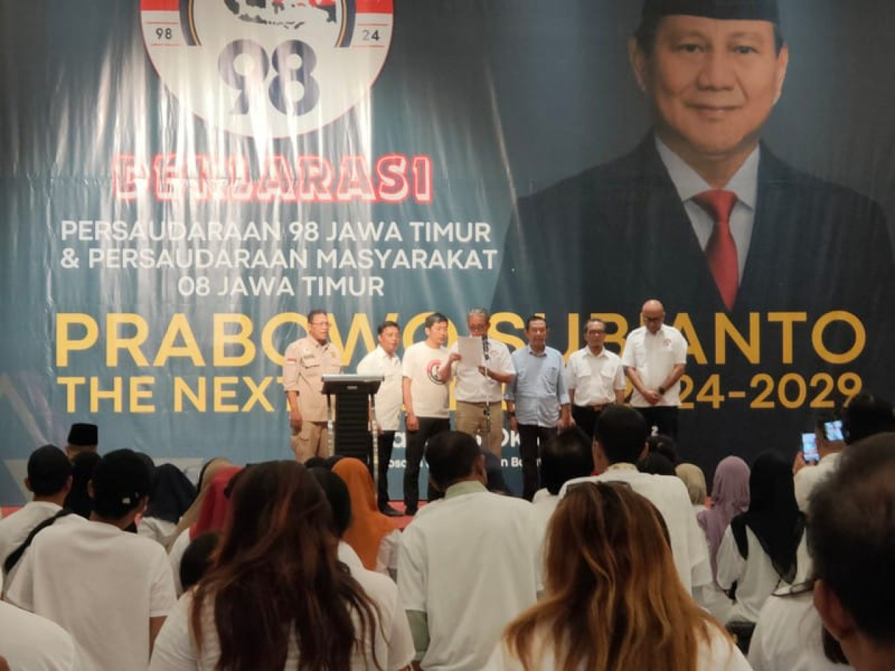 Persaudaraan 98 Dukung Paslon Gubernur Jatim Agar Bersinergi dengan Pemerintahan Prabowo-Gibran