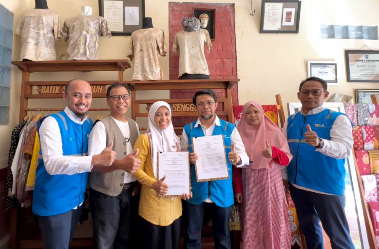 PLN Nusantara Power UP Brantas Siapkan Batik Seng Naik Kelas