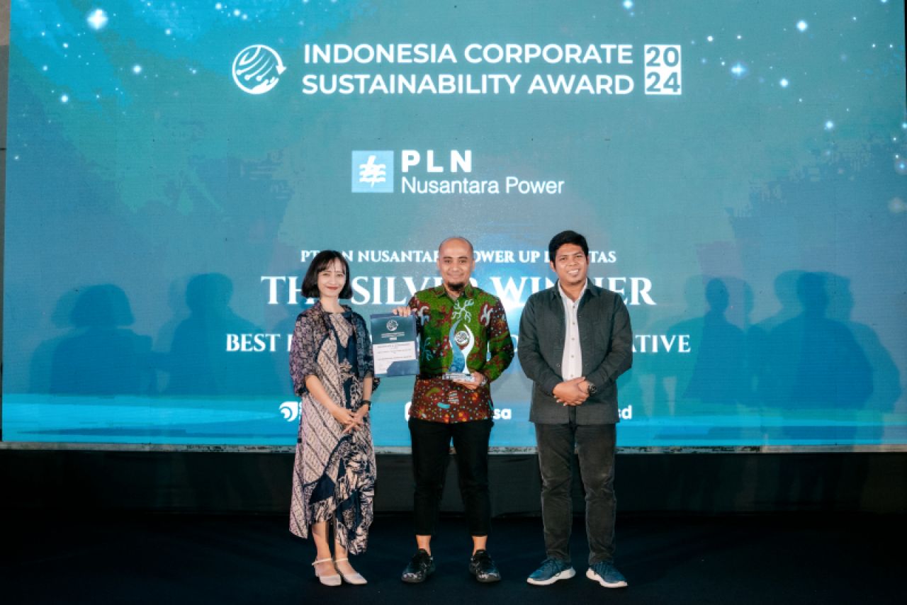 PLN Nusantara Power UP Brantas Raih Penghargaan Best Energy Transition Initiative