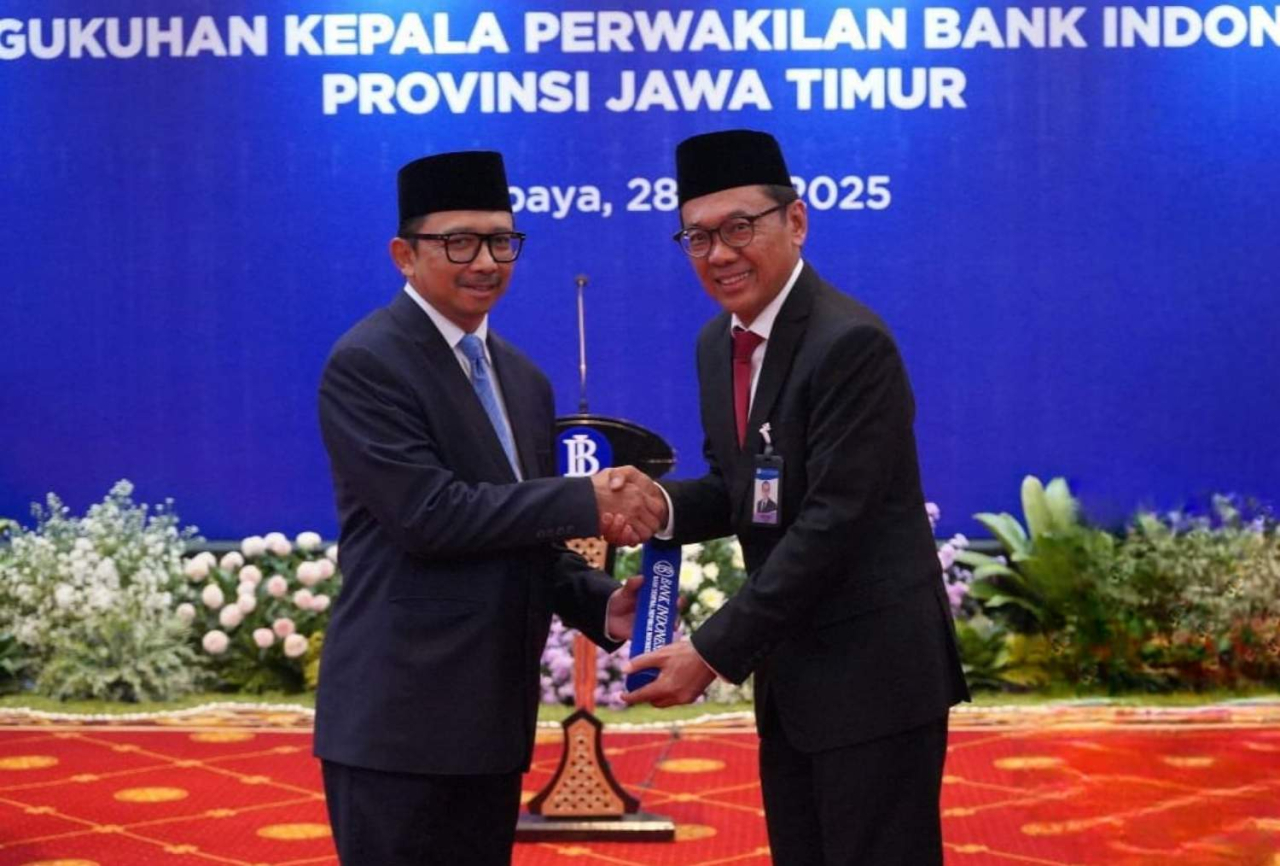 Ibrahim Dikukuhkan Sebagai Kepala Bank Indonesia Jatim