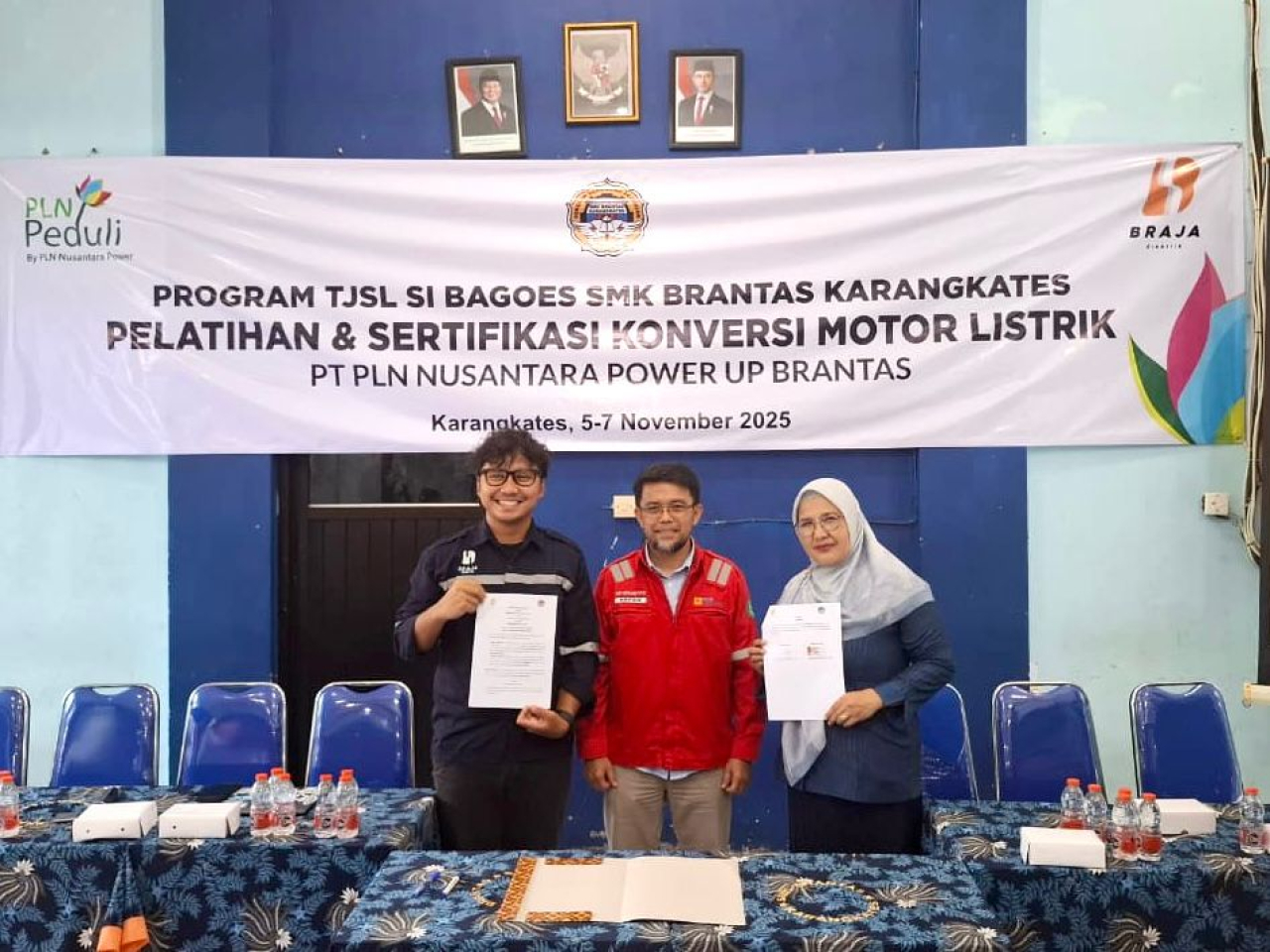 PLN NP UP Brantas Fasilitasi Kerja Sama Pengembangan Motor Listrik